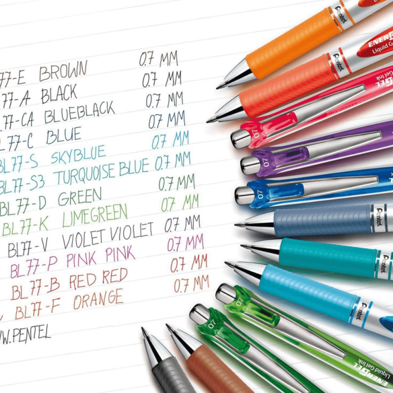 Pentel Energel Gel Pen – 20th Anniversary Limited Color Series – Lite ...